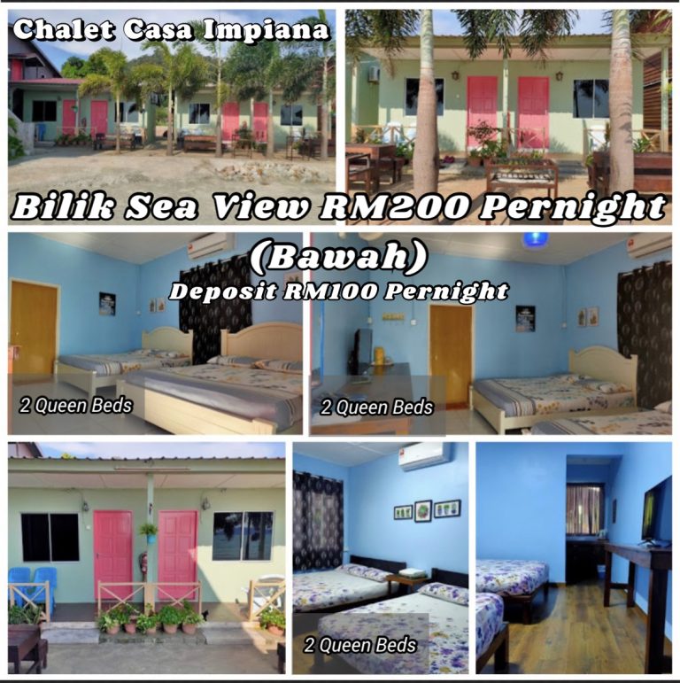 Bilik Sea View Bawah – Chalet Casa Impiana